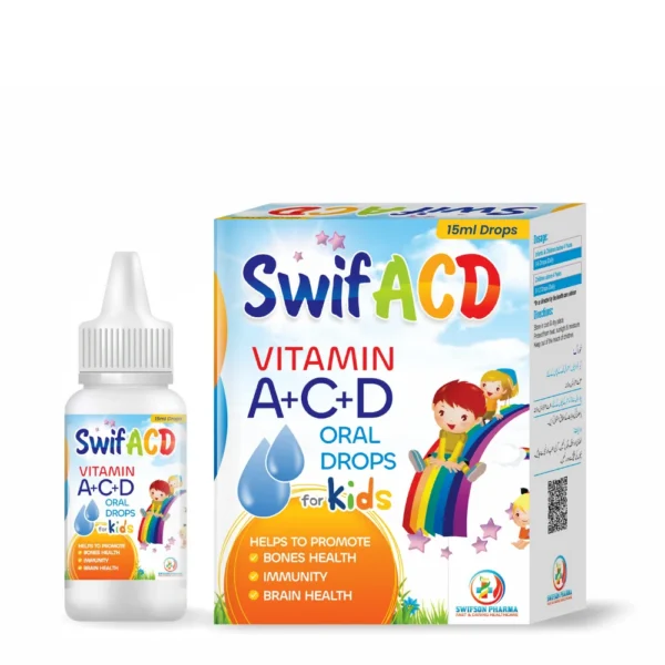 Swif ACD – Oral Drops for Kids with Vitamin A, D and C
